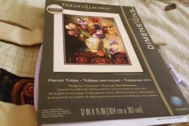 Отшив проекта DIMENSIONS " Попугайские тюльпаны" отчет 9