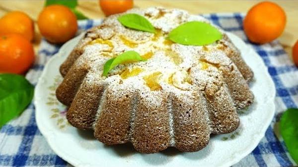 Вкусный и влажный мандариновый  кекс!!! Очень простой и вкусный рецепт! простые рецепты