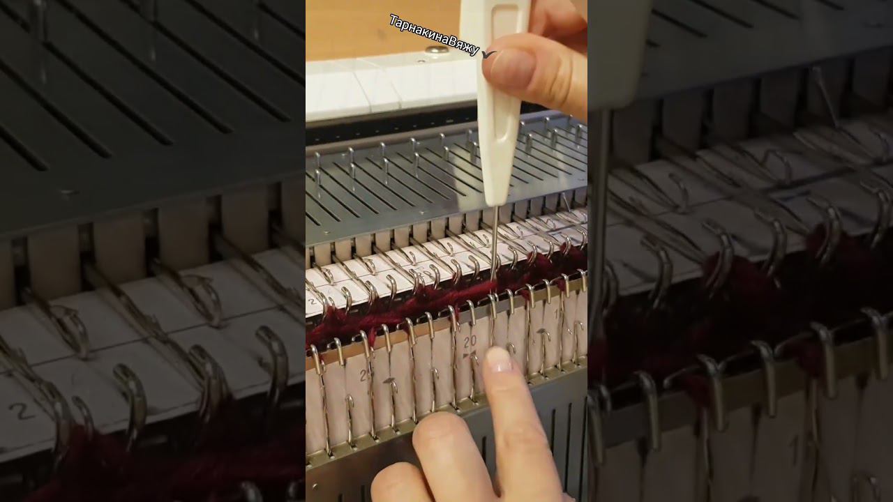 Простая коса на английской резинке / Коса 1×1 на фанге / Вязаное полотно из кос