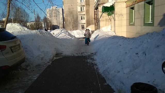2018.03.11 Зимой на велике.