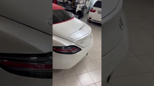 MB SLS на установку доп мультимедиа и детейлинг в Центре Авторестайлинга BGt