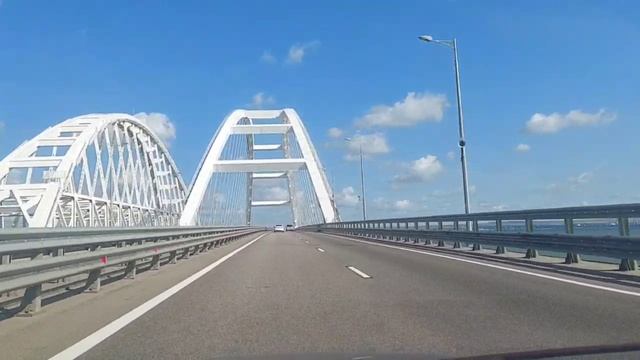 По пути в Штормовое - Крымский мост во всей красе