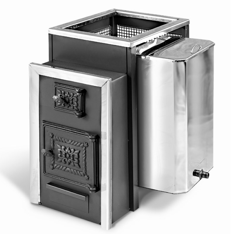 Печь Радуга с прочистной дверкой.