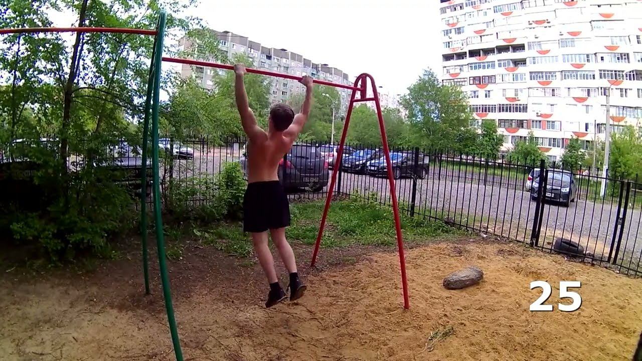 Новый рекорд. 41 подтягивание.