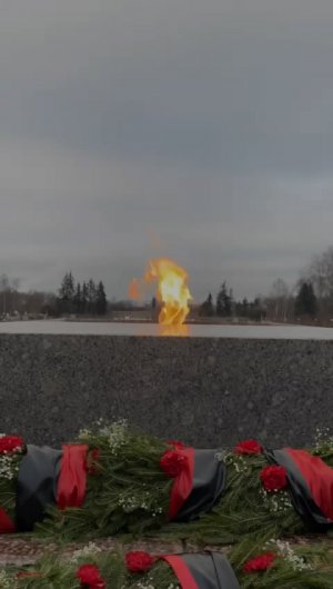 Представители ГУ Росгвардии приняли участие в общегородском мероприятии на Пискарёвском кладбище