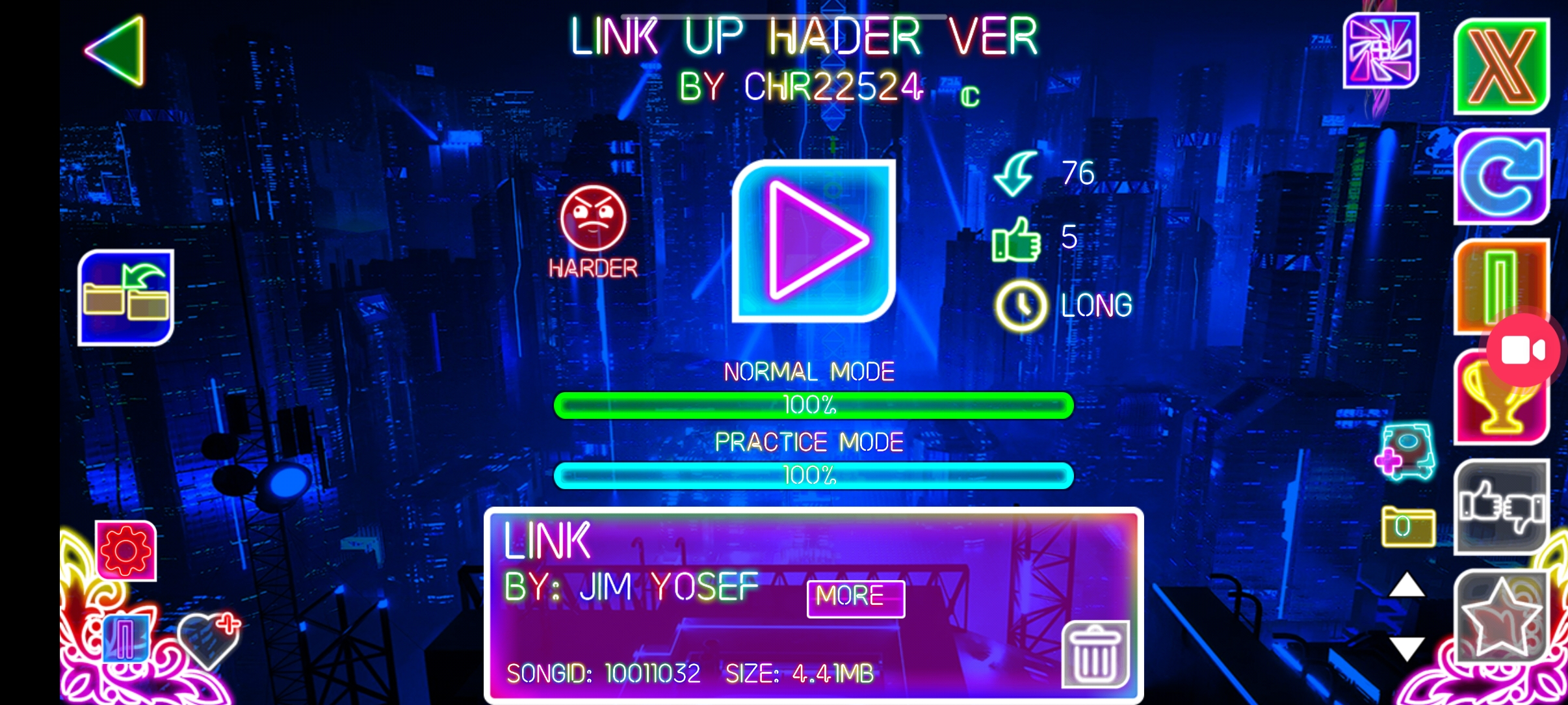 Прохожу  link up harder ver.