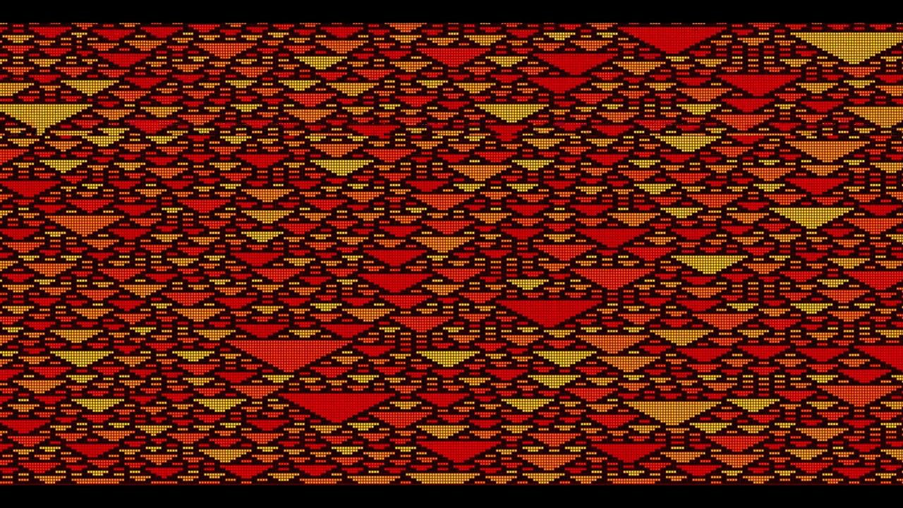 CA 1D Totalistic -  Champagne