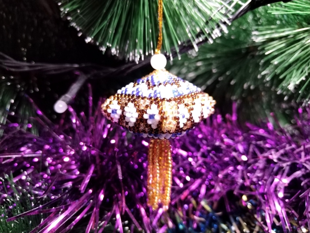 Мастер-класс "Новогодний фонарик". Мозаичное плетение. Часть 1/2.