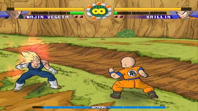Super Dragon Ball Z (PS2) Majin Vegeta Arcade
