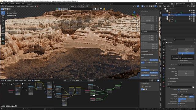 Blender 4. 0- Environments Crash Course for Beginners - Alaa Eddine ZAIR_6