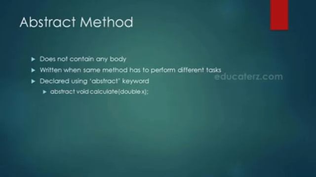 Java Programming Tutorial - 21 Abstract Classes and Methods – смотреть ...