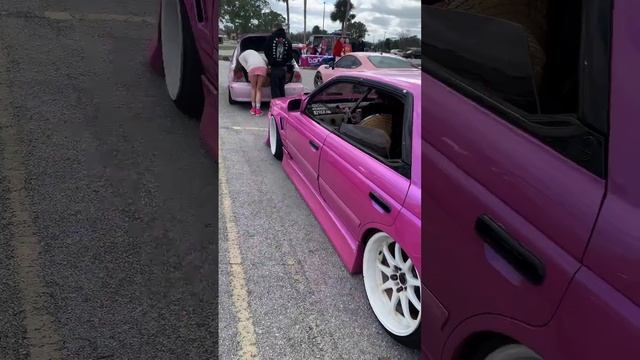 Pink 1989 Nissan Laurel! #nissan #jdm