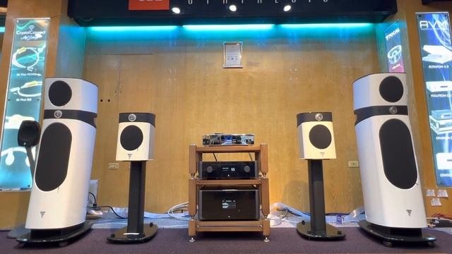 Loa Focal Sopra phối ghép Rotel Michi