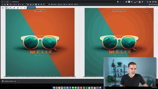 45 - How to vectorize your logo with AI
