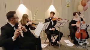 Заказать струнный квартет на праздник, свадьбу, юбилей в Москве - живая музыка на встречу гостей