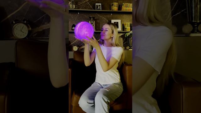 Ночник 3D шар "Звёздное небо" / Светильник Галактика / Лампа Космос