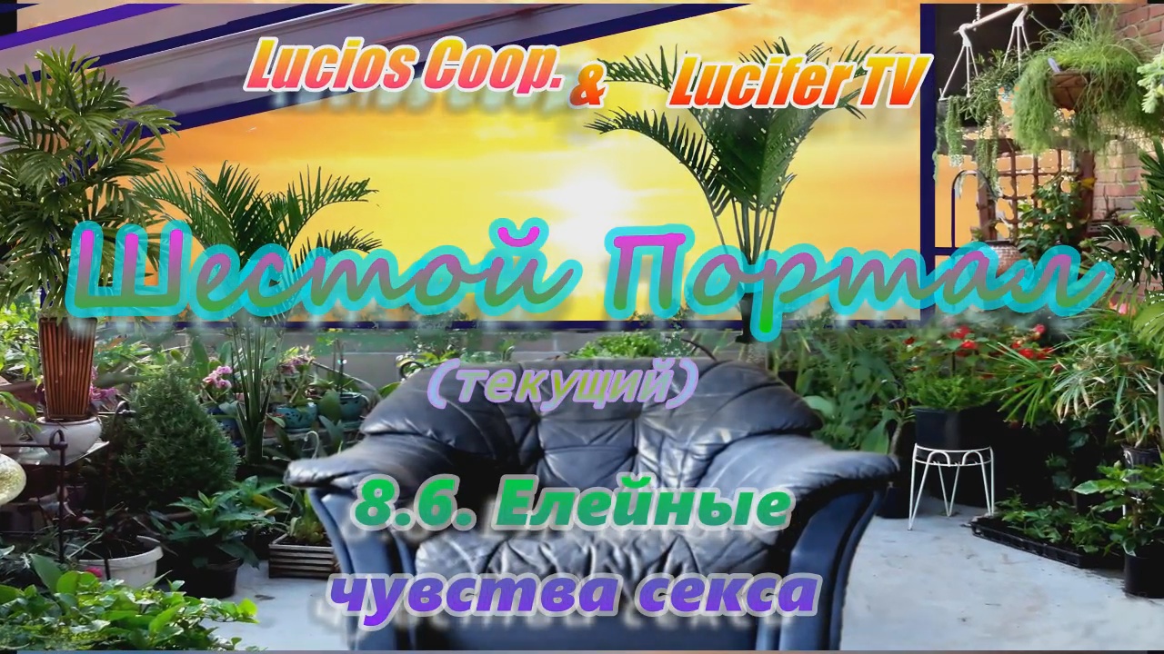 «Шестой Портал (текущий)» 8.6. Елейные чувства секса