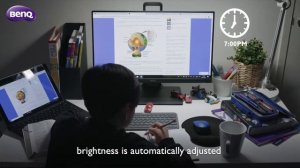BenQ GW2480T Eye-care Monitor for Students – Brightness Intelligence Technology (B.I. Tech)