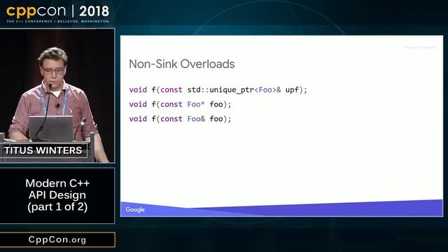 CppCon 2018_ Titus Winters “Modern C++ Design (part 1 of 2)”