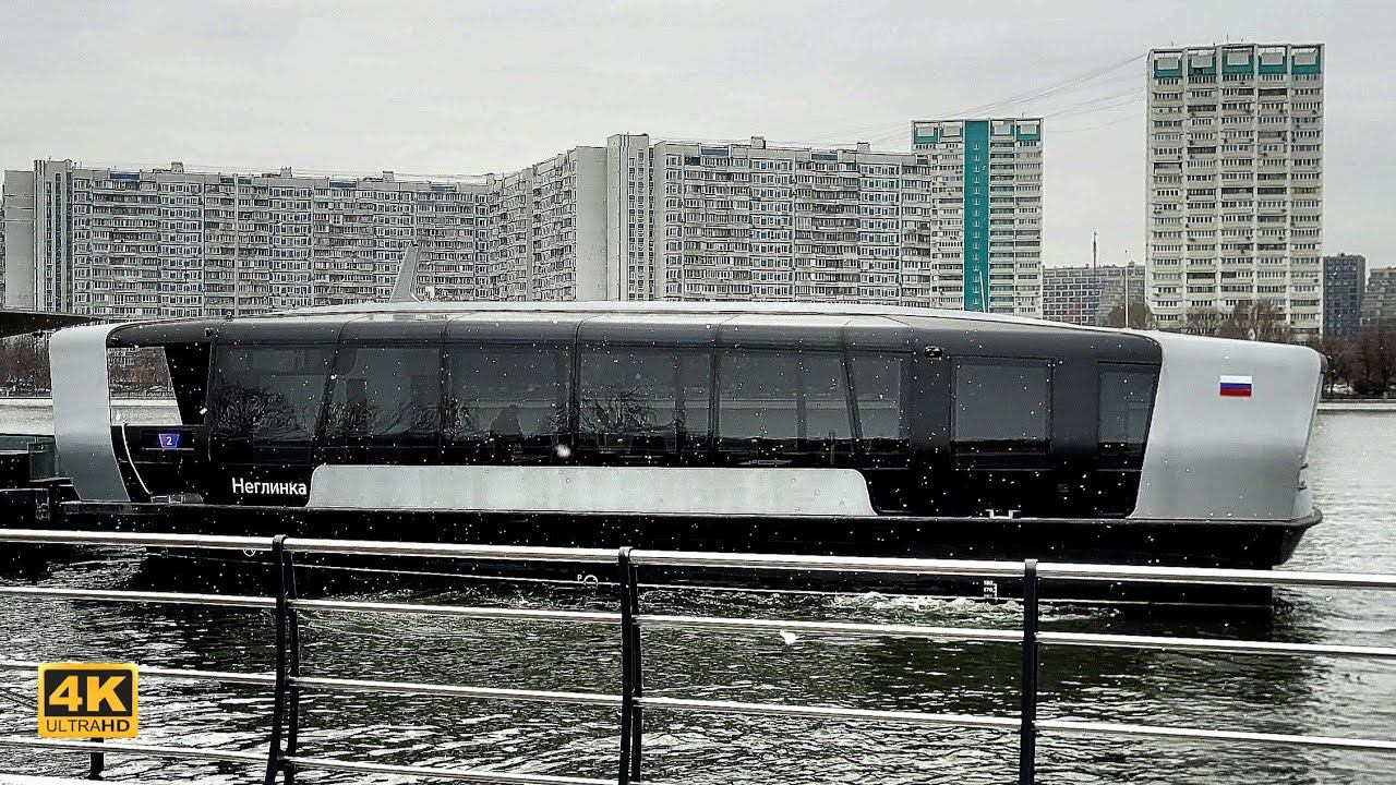 Аквабус. Прогулка по Москве-реке в мороз