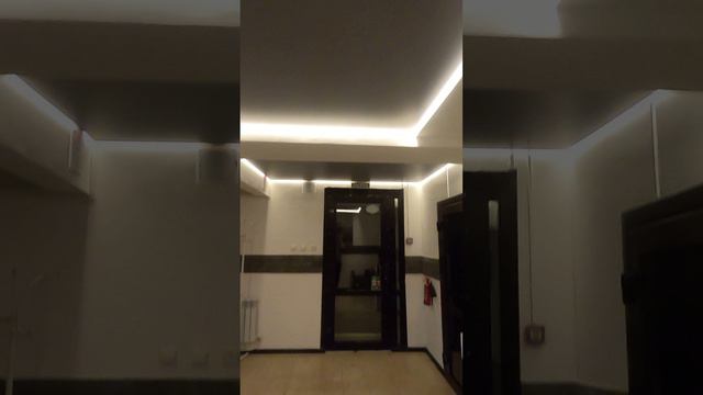 Парящий натяжной потолок. Чистый монтаж