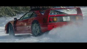 Зимний дрифт на Ferrari F40