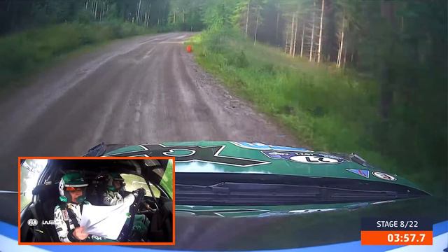 FULL ONBOARD - SS8 Pajari_Mälkönen _ WRC Secto Rally Finland 2023
