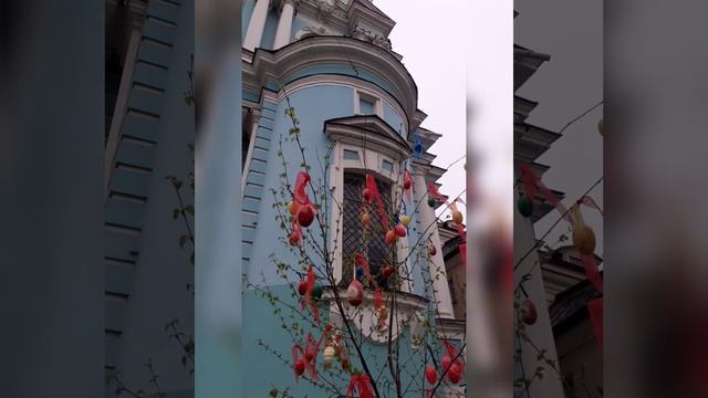 Храм Троицы в Серебряниках на Пасху