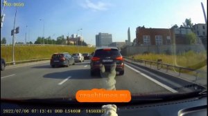 Отказали тормоза у эвакуатора! ДТП на СВХ в районе пр. Будённого, 06.07.2022