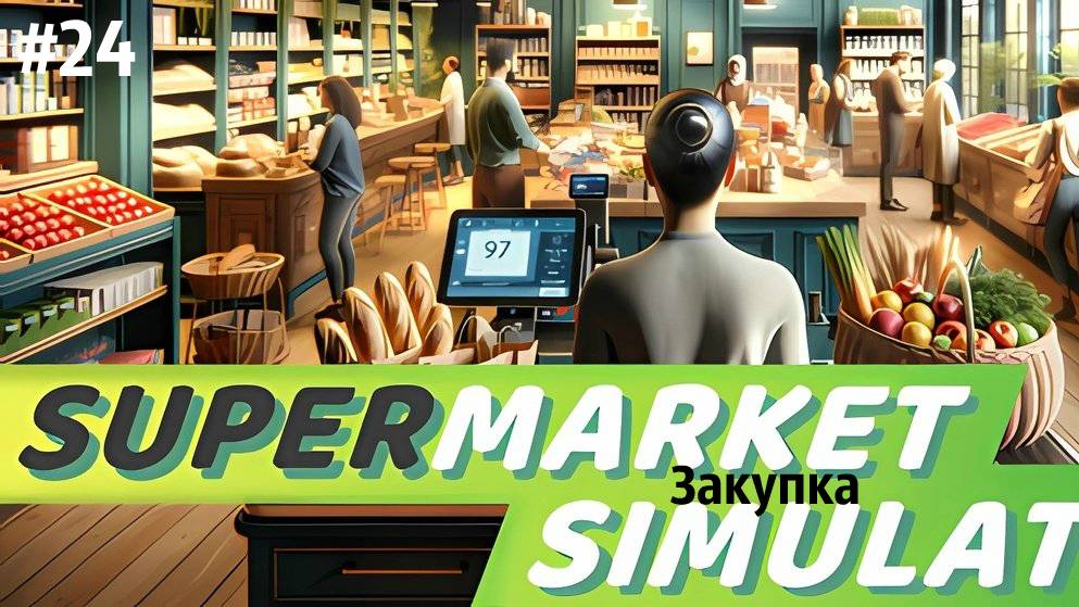 ЗАПОЛНЯЕМ СКЛАД И ЗАЛ| Supermarket Simulator🛒