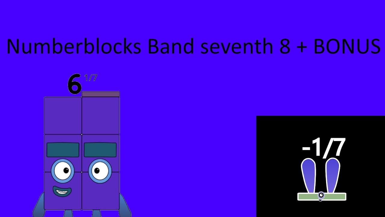 Numberblocks Band seventh 8 + BONUS