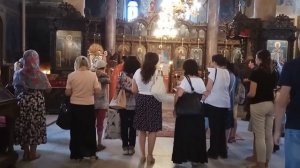 Служба в храме "Святого Николая чудотворца", Варна, Болгария