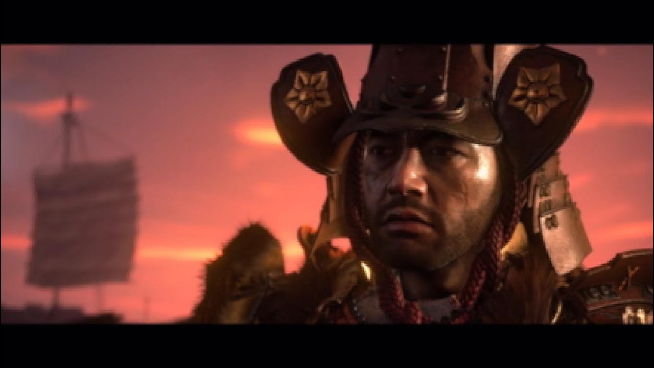 Ghost of Tsushima Сражение с Орлицей из DLC остров Ики.