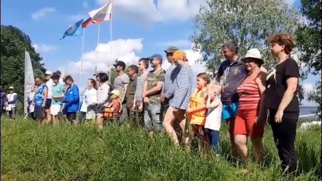 Самодельный парусный катамаран, полевой аналог Торнадо Регата в Курской обл 2020 ч3