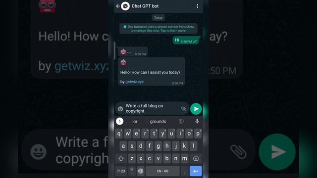 How to use chat GPT in WhatsApp|Chat GPT bot in WhatsApp|WhatsApp bot for chat GPT#chatgpt #openai