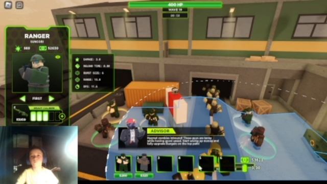 Играем в роблокс в режим Tower Defense X