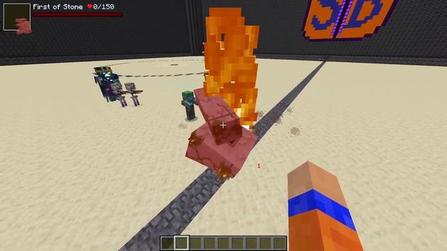 Infamous Legends vs Dungeons Mobs | Full mod Fight Minecraft Mob Battle ...