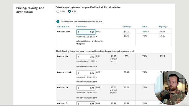 62 - How to Price Your New Book