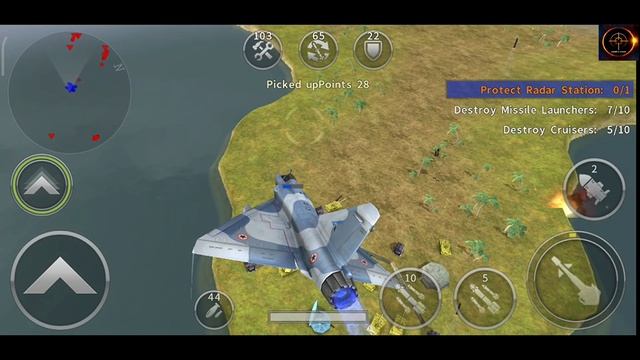GUNSHIP BATTLE: Mirage 2000 - Defense Radar Base