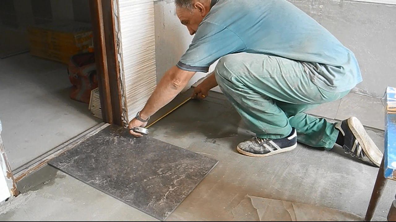 Как сделать раскладку плитку на пол в ванной