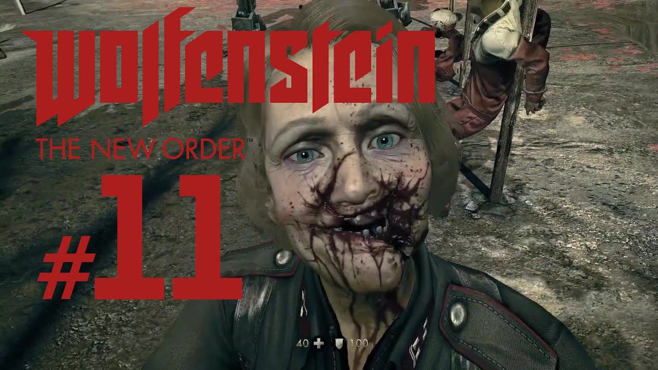 Wolfenstein : The New Order [ РОТ ЗАРОРВАЛО!!!))) ] #11