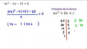Ecuación cuadrática método de factorización | Ecuación de segundo grado completa | Ejemplo 5