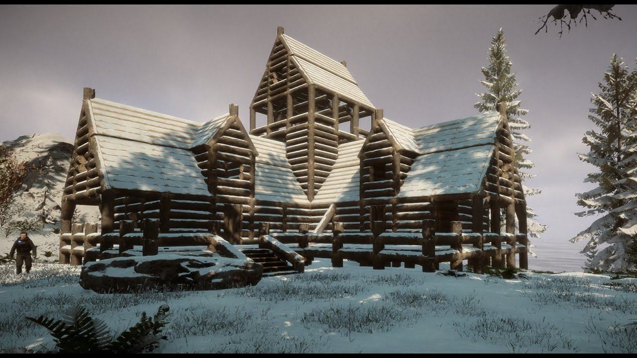 How To Build A Log House - Sons of The Forest
