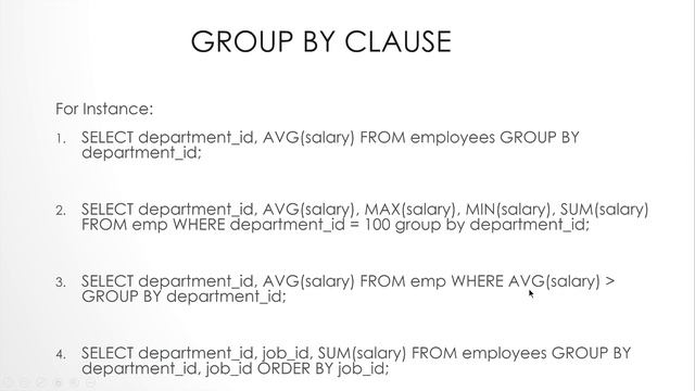Group By Clause – смотреть онлайн видео от SQL-запросы с MySQL в ...