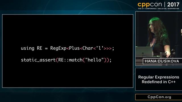 CppCon 2017_ Hana Dusikova “Regular Expressions Redefined in C++”