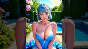 【4K AI Cosplay】 Kamisato Ayaka from Genshin Impact 원신의 카미사토 아야카 原神　神里綾華