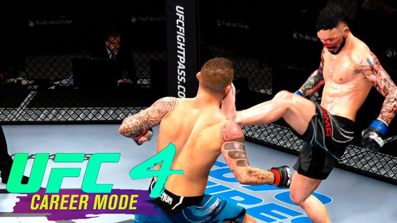 UFC 4  - Карьера бойца. Первый бой в 2к21 #19