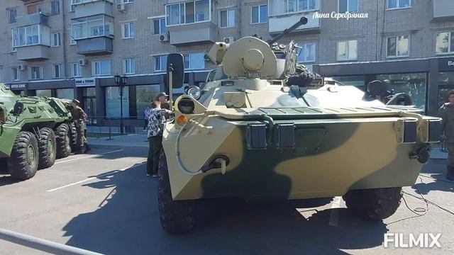 ВЫСТАВКА ВОЕННОЙ ТЕХНИКИ В БЛАГОВЕЩЕНСКЕ - 8 МАЯ 2022г