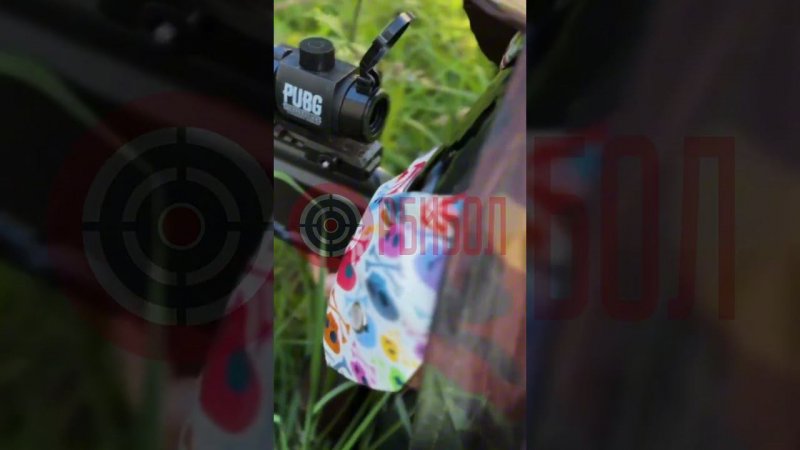 Автомат Калашникова на орбизах в ОРБИБОЛ #орбибол #airsoft #бластер