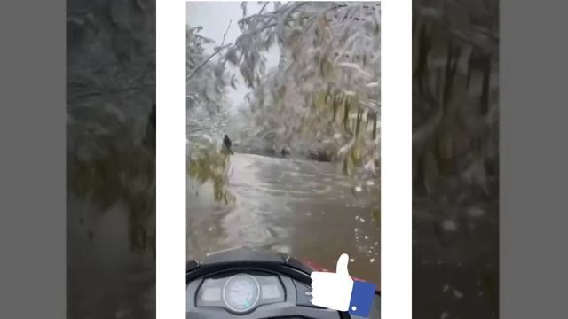 гидроцикл зимой